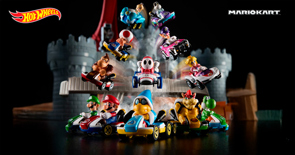 Hot Wheels convierte el castillo de Bowser en una pista real de Mario ...